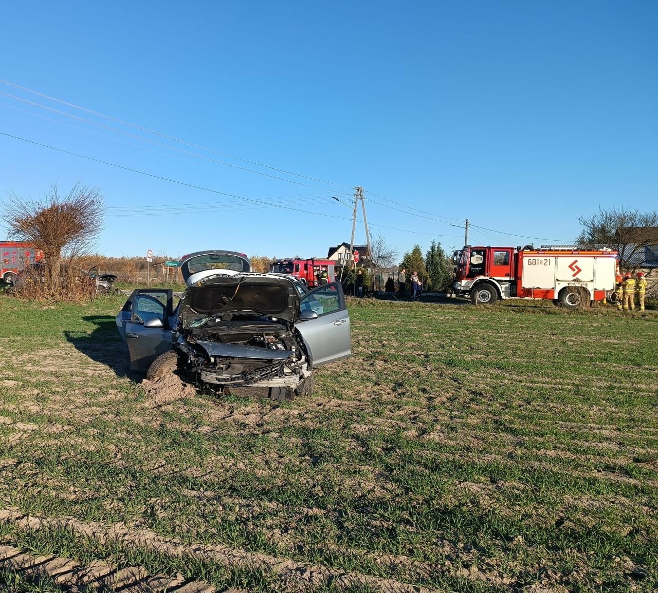 Wypadek w miejscowości Tarnawa-Góra. Wezwano LPR - Remiza.pl - Polski Serwis Pożarniczy